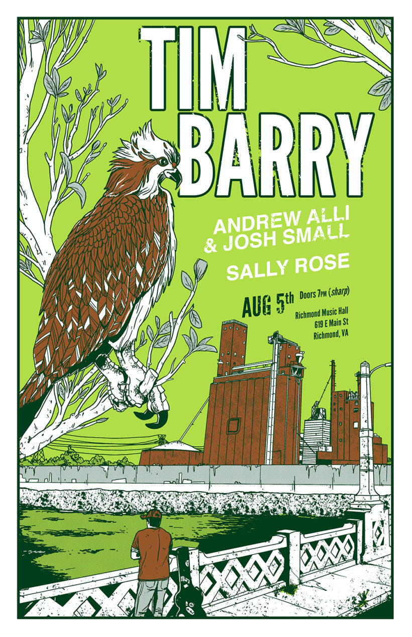 Tim Barry Poster – Mended Arrow